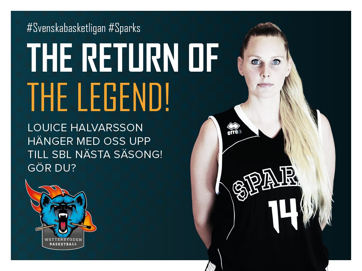 Louice ”Lollo” Halvarsson har bestämt sig: förblir Wetterbygden Sparks ...